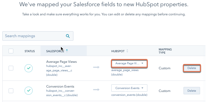 Sync custom objects between HubSpot and Salesforce